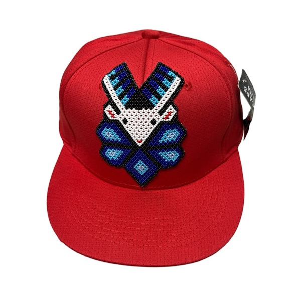 Kndit Caps | Accessories | Kndit Caps Premium Headwear Beaded Red Snap ...